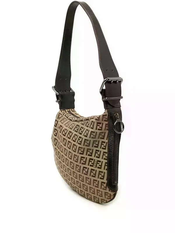 Fendi Zucchino Oyster Shoulder Bag