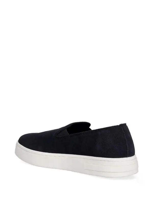 Armani Exchange Suede Slip-on Sneakers