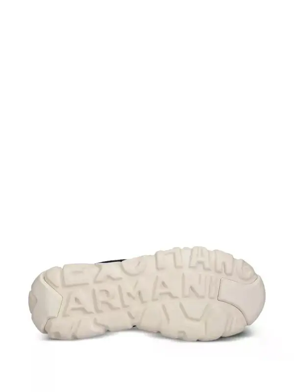 Armani Exchange Paneled Chunky Sole Sneakers