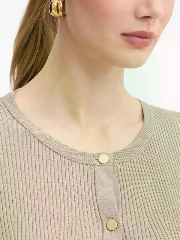 Armani Exchange Ribbed Knit Cardigan