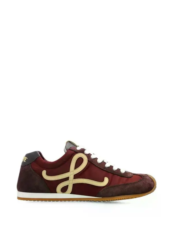 Loewe Ballet Runner 2.0 Nylon And Suede Sneakers - Red