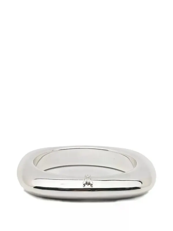 Patrizia Pepe Tone Motif Bangle - Silver