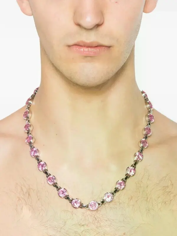 DARKAI Crystal-embellished Tennis Necklace