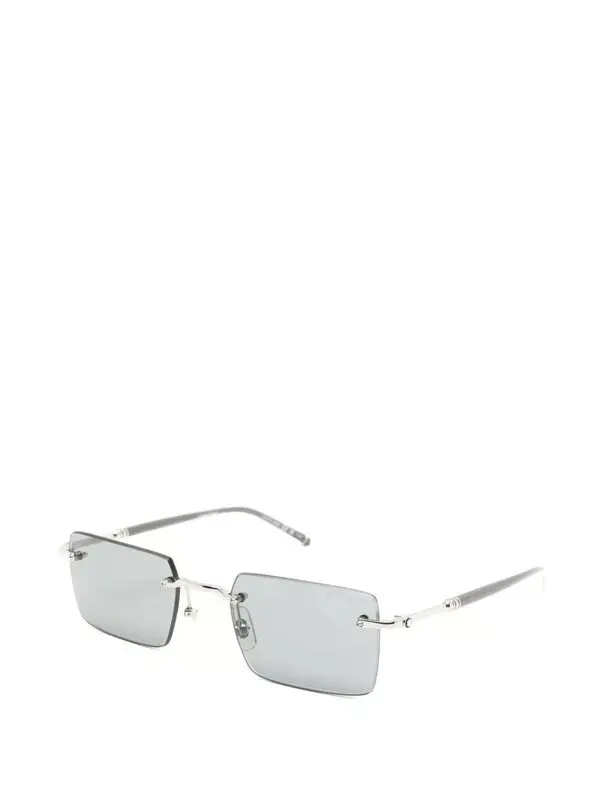 Montblanc Rimless Rectangle-frame Sunglasses