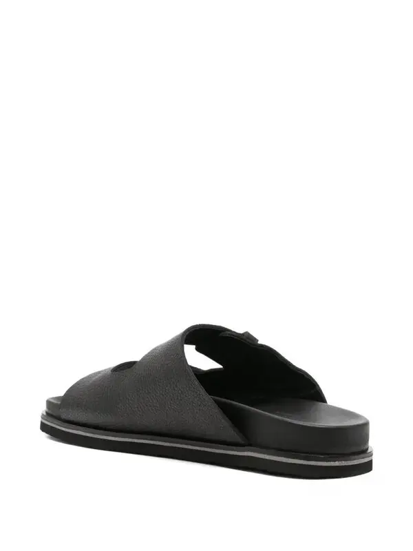 JOHN HARRISON Double-strap Leather Sandals