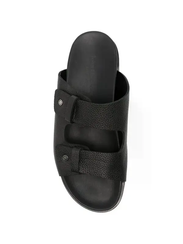 JOHN HARRISON Double-strap Leather Sandals