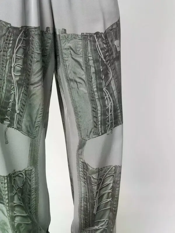 DIESEL® Lace-up Print Trousers