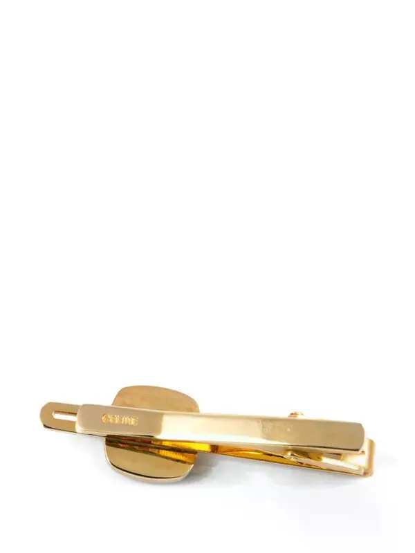 Celine 1990s Caleche Tie Clip - Gold