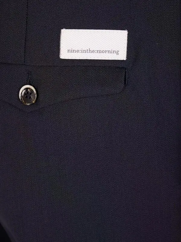 NINE:INTHE:MORNING Wool Tailored Trousers - Blue