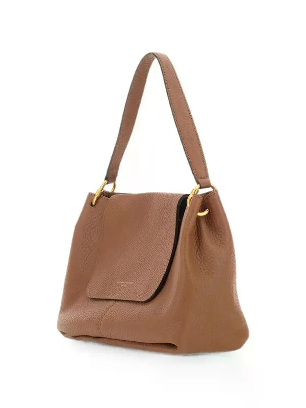 GIANNI CHIARINI Sandra Grained Leather Shoulder Bag