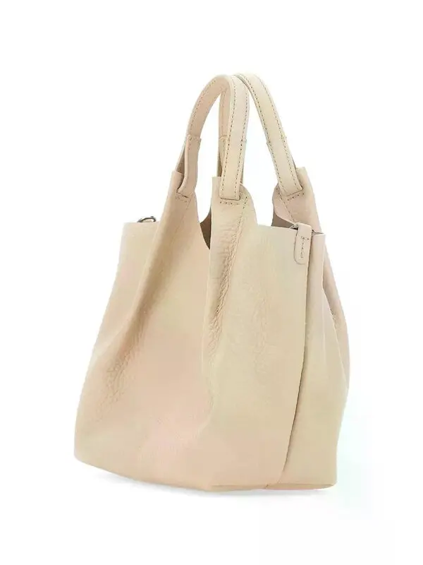 GIANNI CHIARINI Medium Dua Pebble-leather Tote Bag - Neutrals
