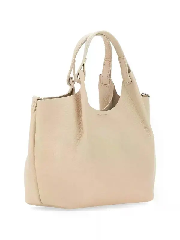 GIANNI CHIARINI Medium Dua Pebble-leather Tote Bag - Neutrals