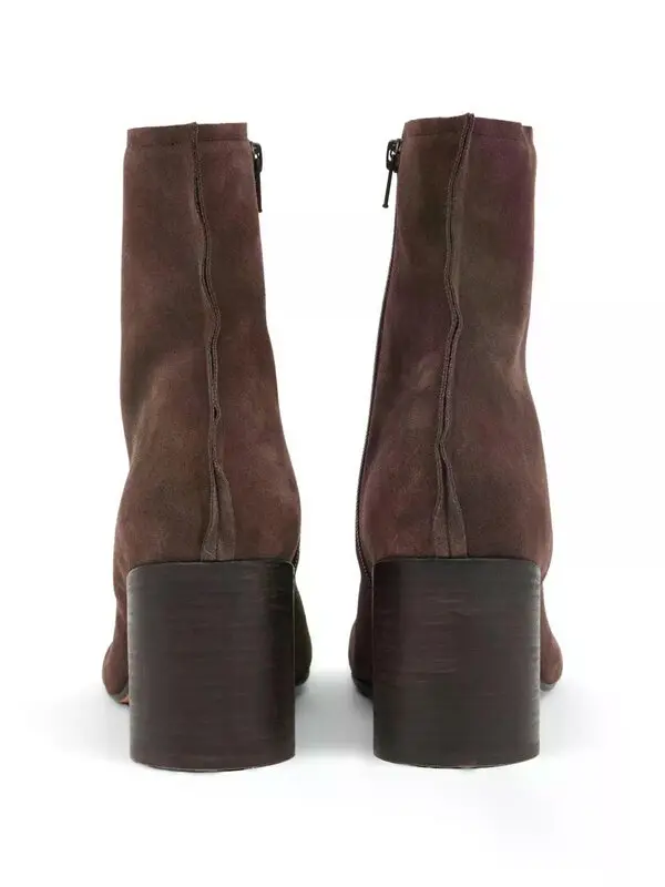 MAISON MARGIELA Anatomic Stitch-toe Suede Ankle Boots