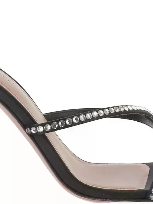 Amina Muaddi Sally Crystal-embellished Heeled Sandals