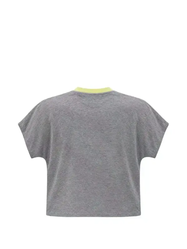 Versace Logo Print Layered Effect T-shirt
