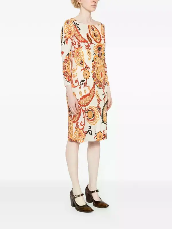 Gucci Paisley-print Midi Dress
