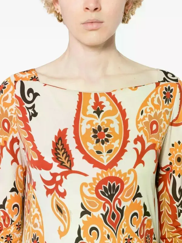 Gucci Paisley-print Midi Dress