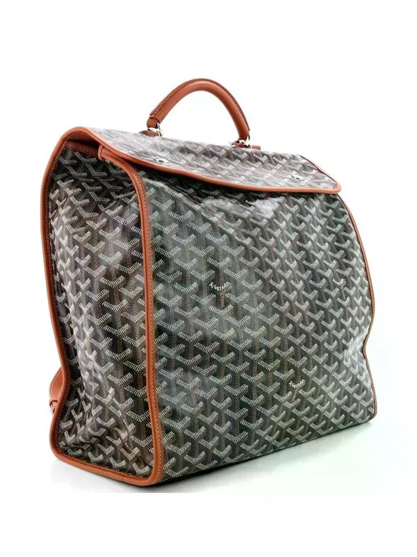 Goyard Saint Leger Briefcase Coated Canvas Backpack - Brown