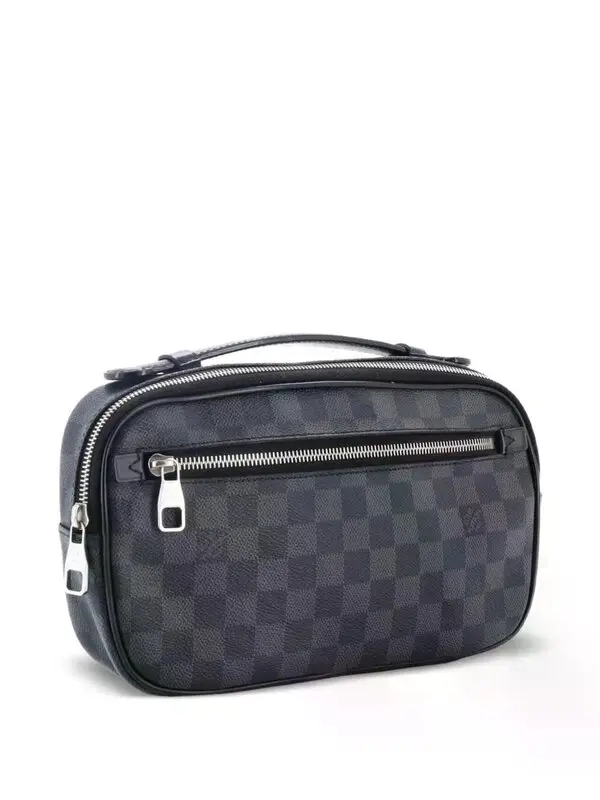 LOUIS VUITTON Damier Graphite Ambler Waist Bag