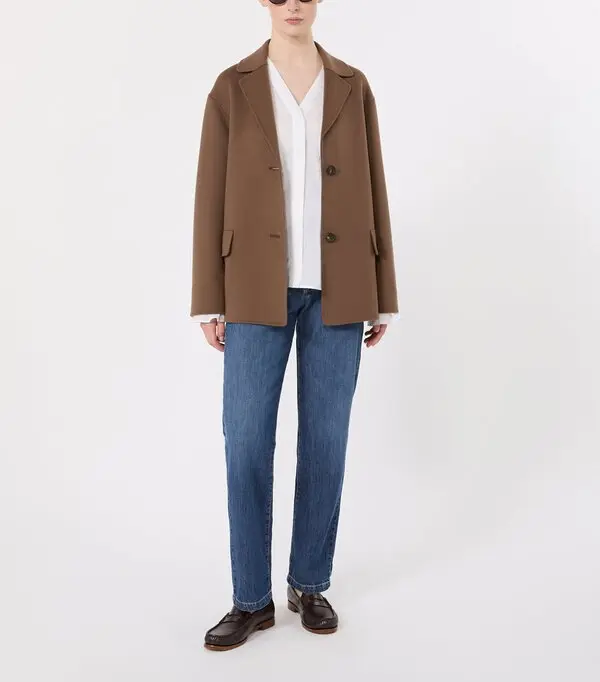 Max Mara Virgin Wool Single-breasted Blazer