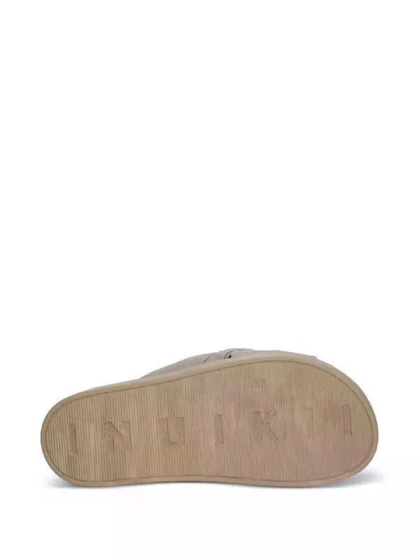 Inuikii Oversized Knot Detail Flat Sandals