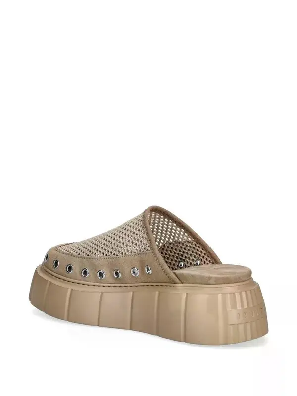 Inuikii Matilda Eyelet-embellished Mules