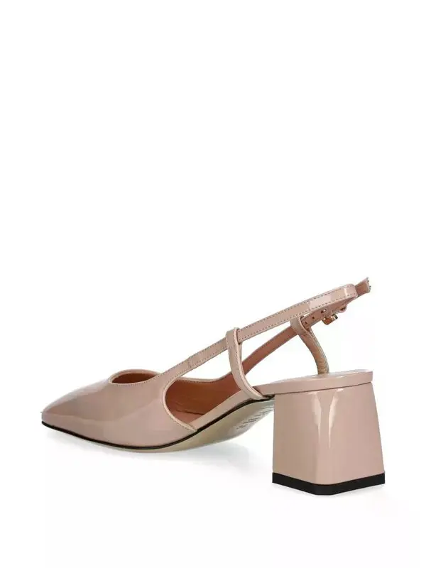 POLLINI Patent Leather Slingback Pumps