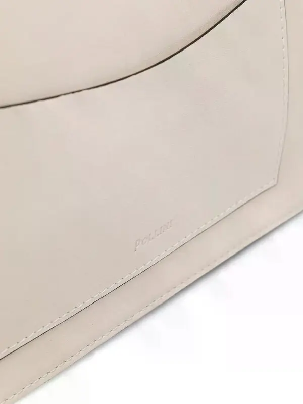 POLLINI Logo-embossed Adjustable-strap Tote Bag