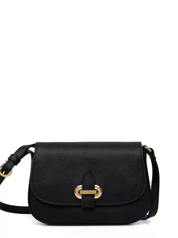 POLLINI Foldover Top Logo Plaque Crossbody Bag