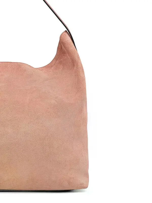 POLLINI Viktoria Suede Tote Bag - Pink