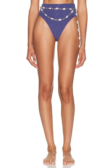 LA PORTE Shannon Bikini Bottom - Deep Cobalt