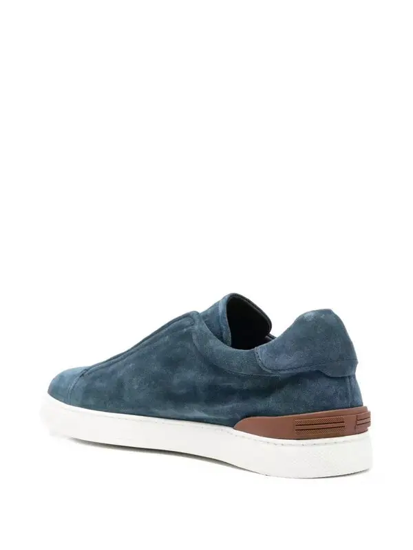 JOHN HARRISON Panelled Suede Sneakers