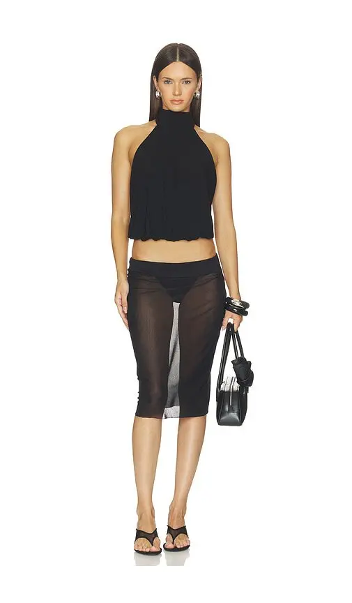 Misha Collection The Sash Jersey Halterneck Top