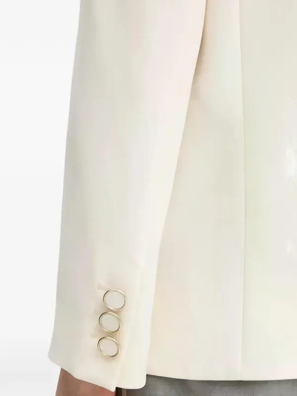 SIMONA CORSELLINI Cady Organza-detail Blazer