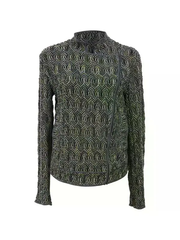 Missoni Zigzag Knit Overlap Jacket