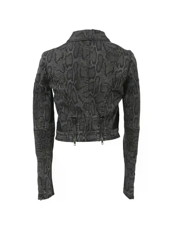 Stella McCartney Snake-print Denim Jacket