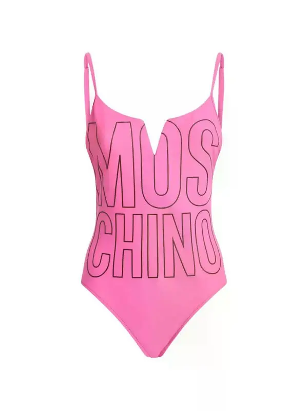 Moschino Print Swimsuit - Pink