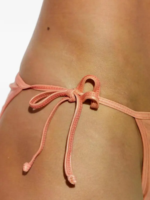 DIESEL® Metallic Side-tie Bikini Bottoms