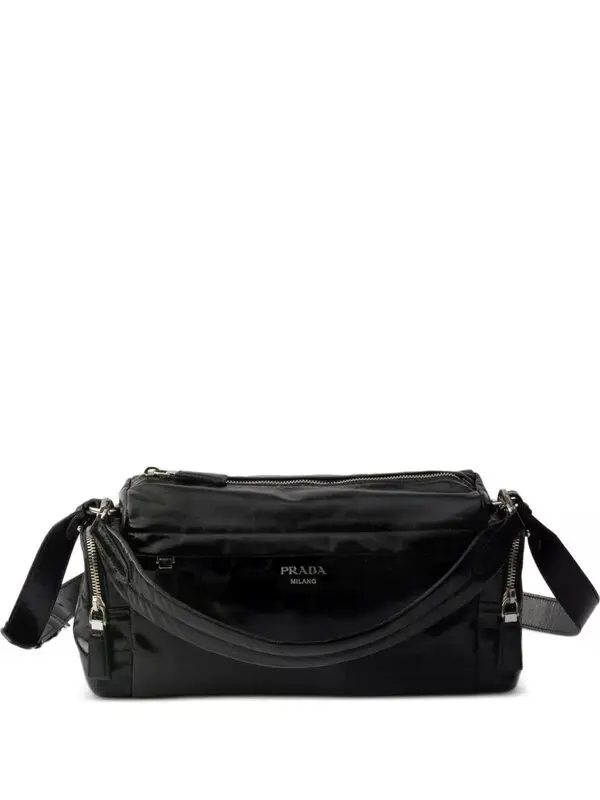Prada Leather Shoulder Bag - Black