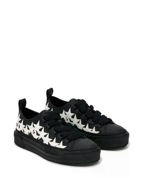 Amiri Stars Court Low Lace-up Sneakers - Black