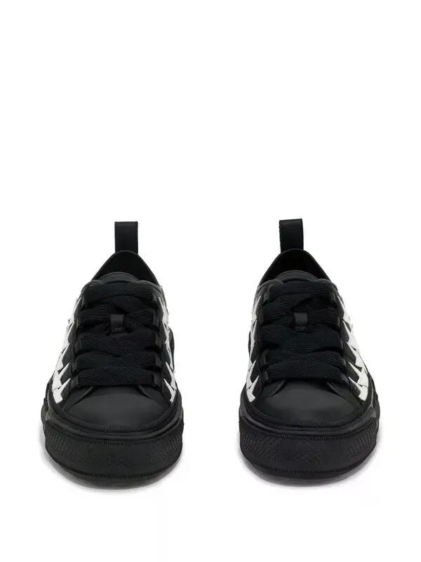Amiri Stars Court Low Lace-up Sneakers - Black
