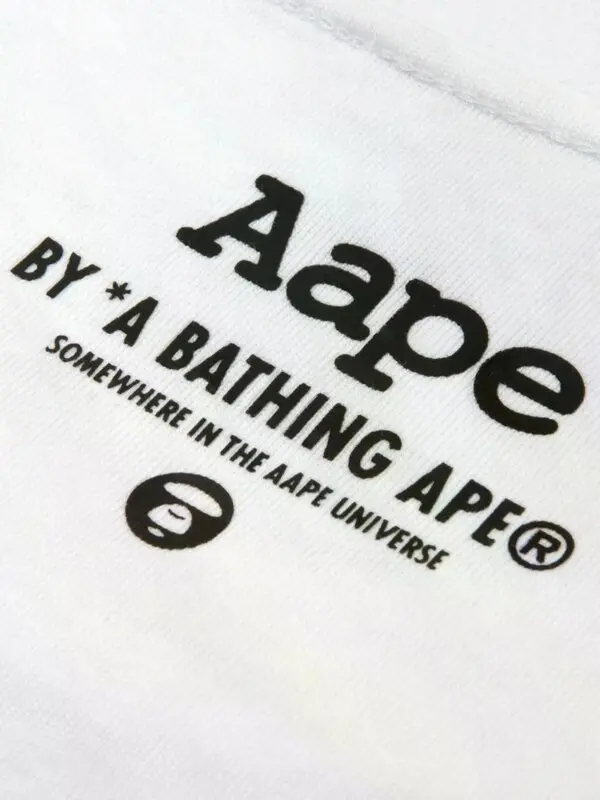 AAPE BY *A BATHING APE Camo-print Logo-patch T-shirt