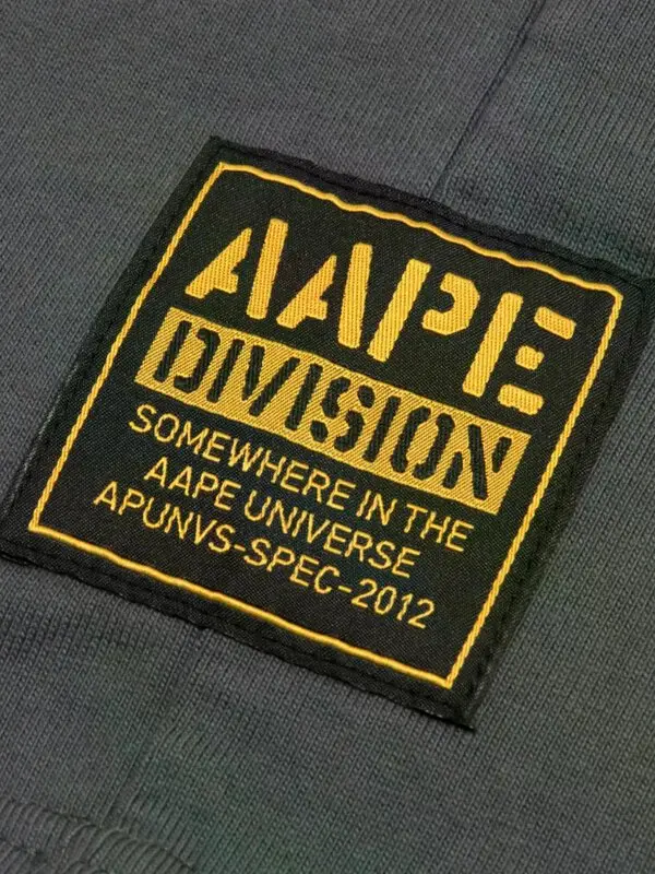 AAPE BY *A BATHING APE Embroidered Logo-patch T-shirt