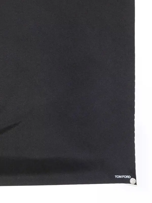 TOM FORD Logo-print Pocket Square