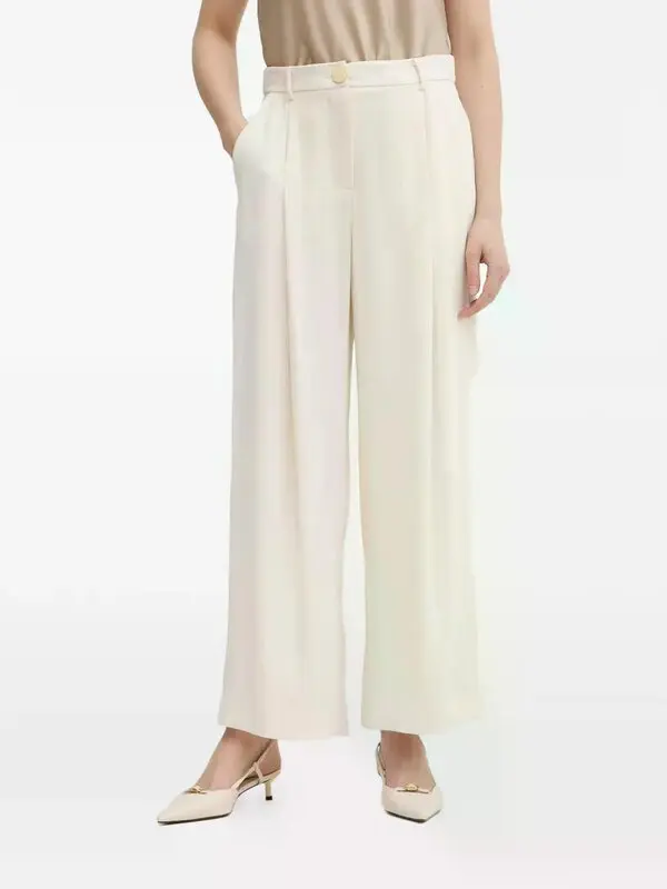 Armani Exchange Pleated Palazzo Trousers