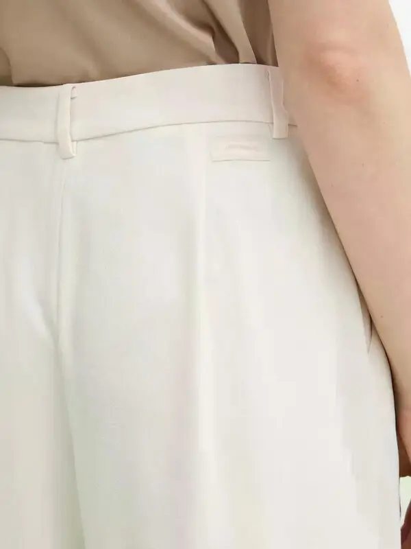 Armani Exchange Pleated Palazzo Trousers