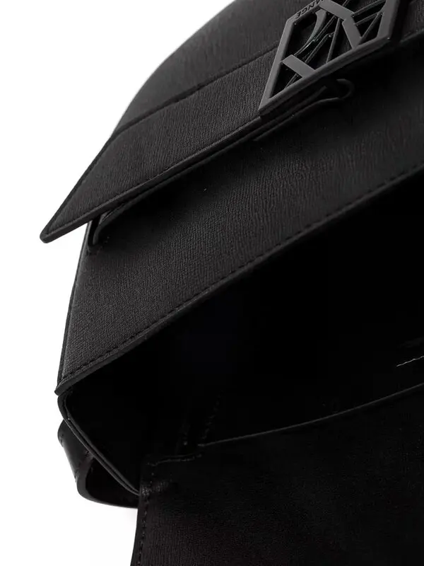 Armani Exchange Susy Logo-plaque Foldover Saddle Bag