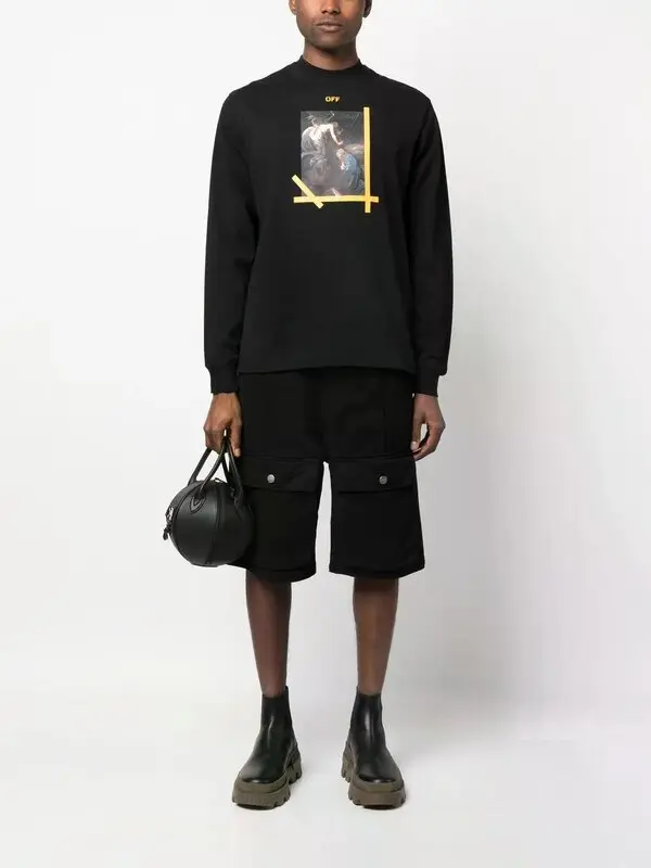 Off-White Painting-print Long-sleeve T-shirt