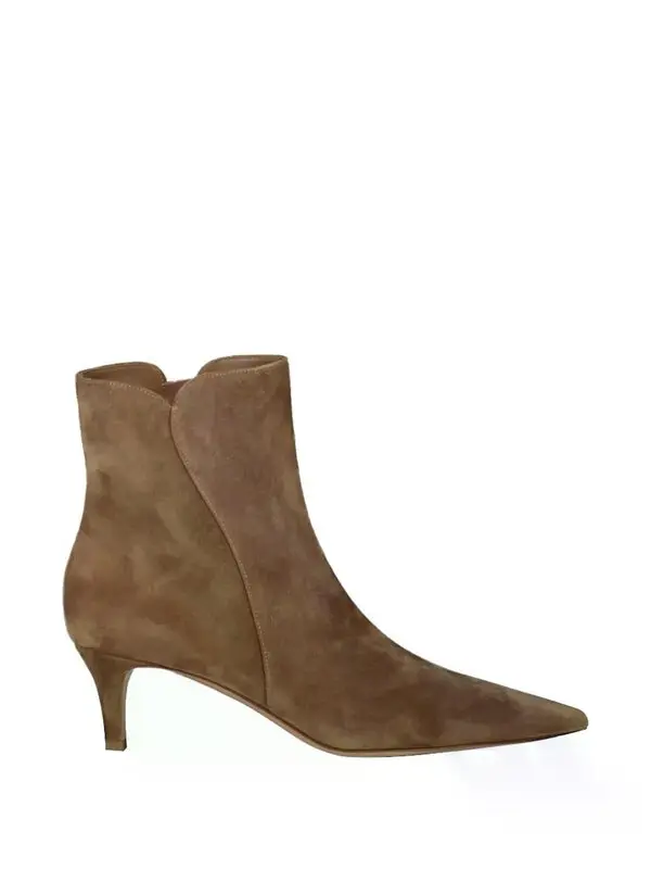 GIANVITO ROSSI Levy Suede Ankle Boots
