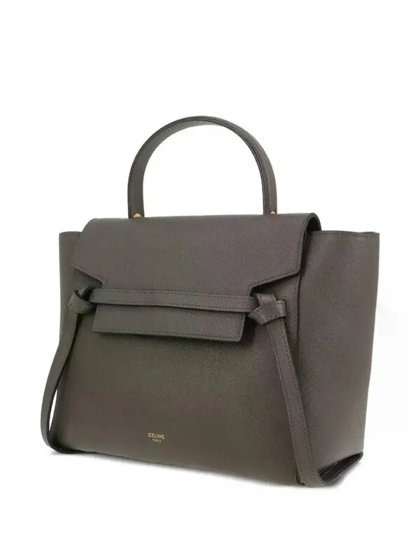 Celine Belt Micro Shoulder Bag - Grey